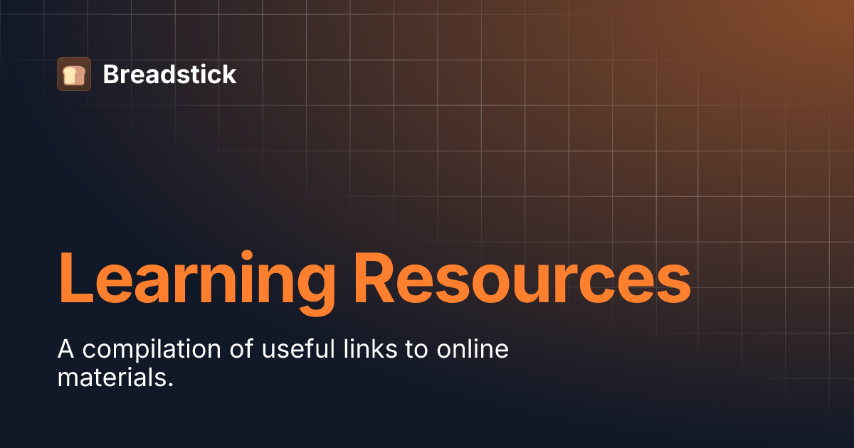 Learning Resources | Breadstick