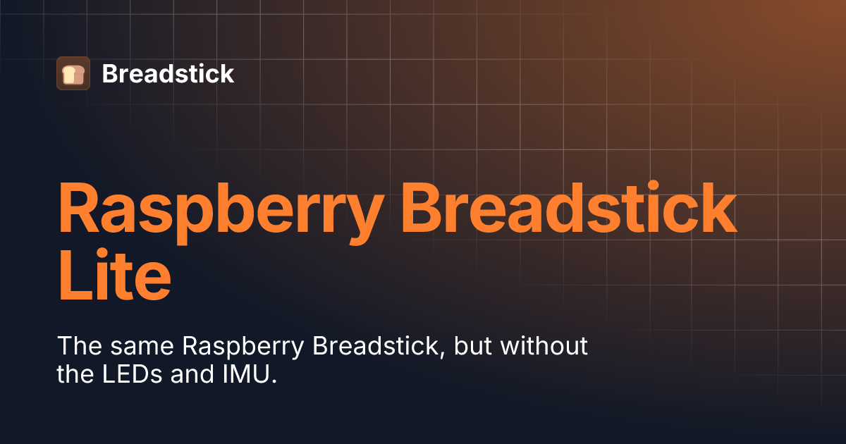 Raspberry Breadstick Lite | Breadstick
